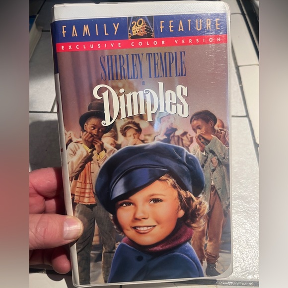 Media | Shirley Temple Dimples Vhs Movie Tape | Poshmark